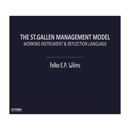 The St.Gallen Management Model | PDF