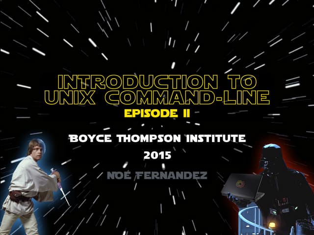 Sgn Introduction To Unix Command Line 2015 Part 2 Ppt 2124