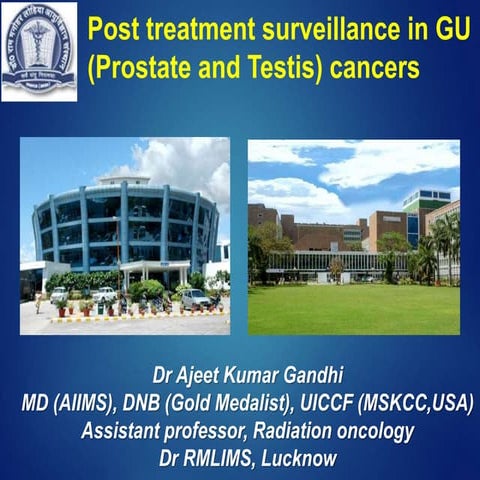 Post Treatment Surveillance For Genitourinary Cancers Ppt