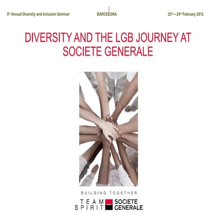 Societe Generale presentation 5th annual diversity and inclusion ...