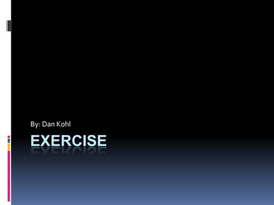 Sedentary Lifestyles Final | PPT