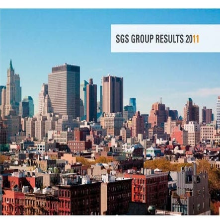 SGS 2011 Full Year Results Presentation | PDF