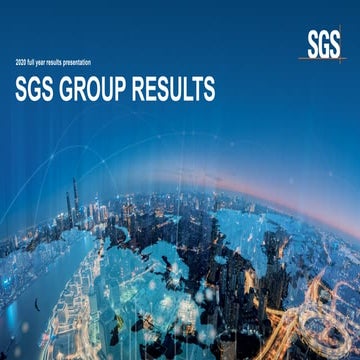 SGS 2020 Full Year Results Presentation | PDF