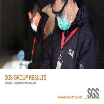SGS 2020 Half Year Results Presentation | PDF | Business Accounting ...