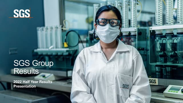 SGS Group Presentation 2009 (Russian) | PPTX