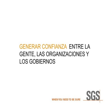 Sgs presentacion | PPT