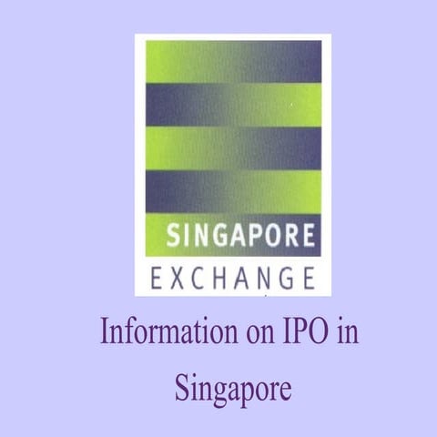 Sgx ipo in singapore | PPT