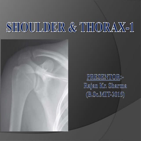 Radiographic evaluation of shoulder | PPTX
