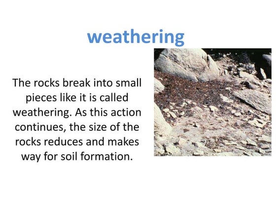 Tor formation | PPTX | Geology | Science