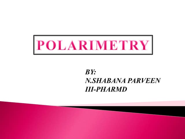 cotton effect | PPTX