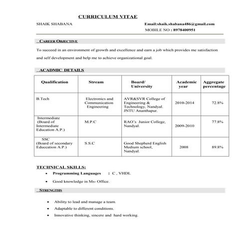 Balaji resume | DOC