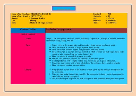 Technology based lesson plan | PDF