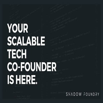 Shadow Foundry | Strategic Technology Partners | PPT