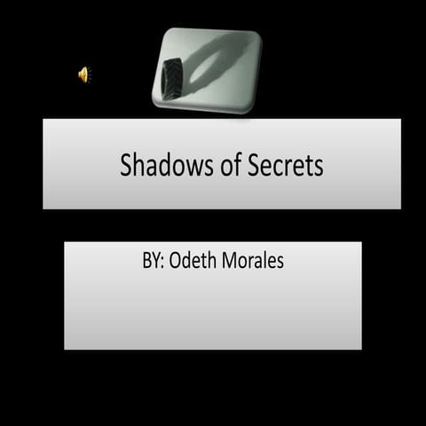 Shadows Of Secrets Book Project | PPTX