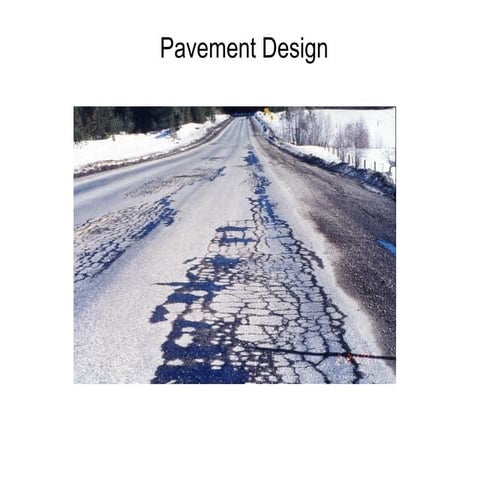 Civil engineering Pavement Design | PDF