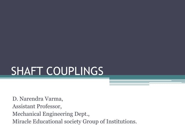 Unit 2.3 Design of Coupling | PDF