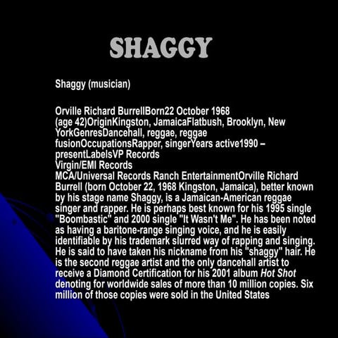 Shaggy[1] | PPT