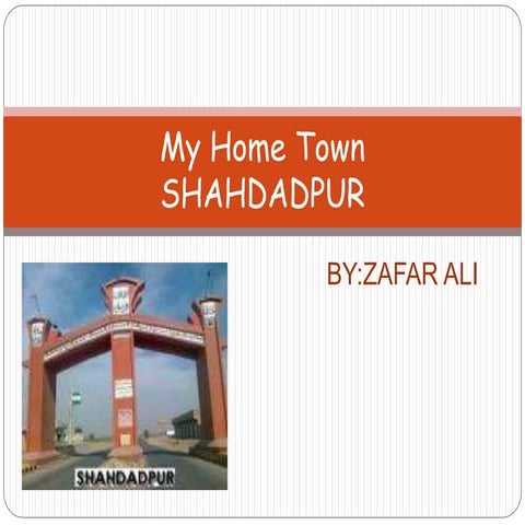 Shahdadpur pakistan 1 | PPTX | National & Civic Holidays | Holidays