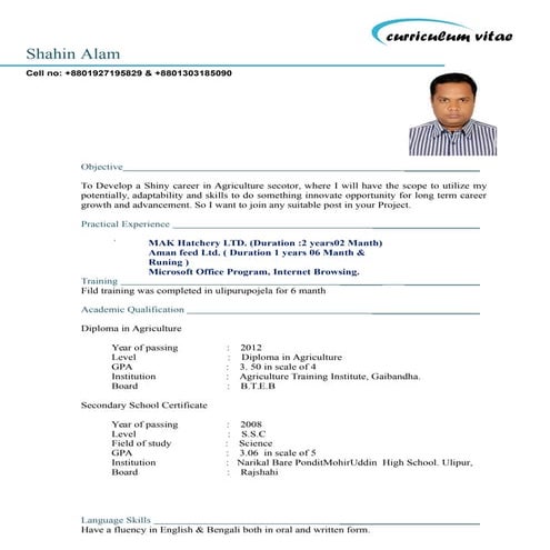 Shahin cv (1) | PDF