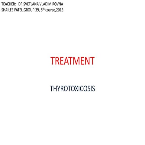 Titrating Levothyroxine and Antithyroid Medications Based on Thyroid ...