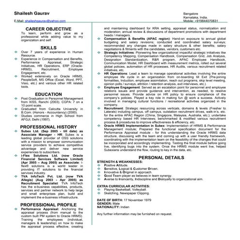 Shailesh Gaurav_Resume | PDF