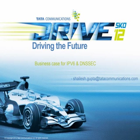 Ion Mumbai Shailesh Gupta Business Case For Ipv6 And Dnssec Ppt