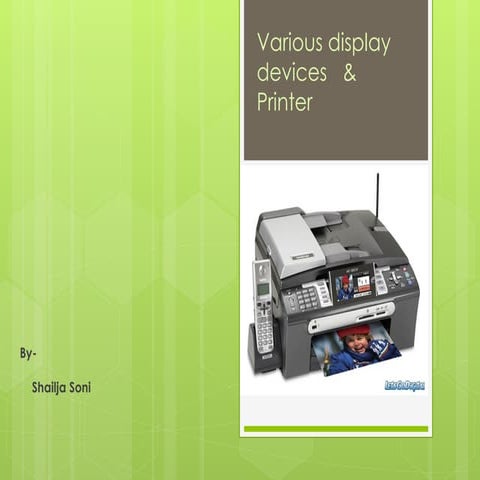 Shailja soni, VII, Printer.pptx Shailja soni, VII, Printer.pptx | Desktop Publishing | Computer ...