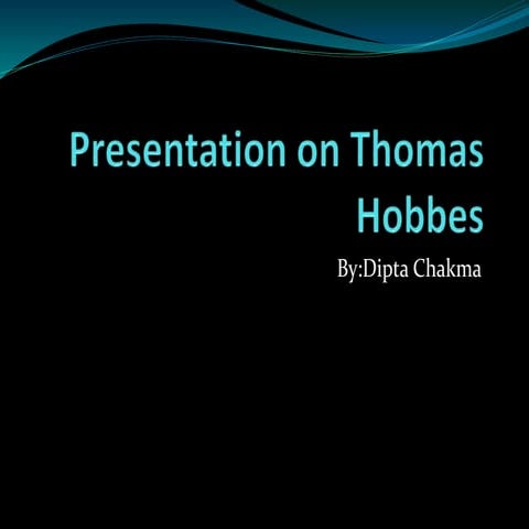 Thomas Hobbes | PPTX