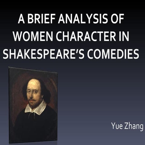 Women characters in Shakespeare's Play | PPTX