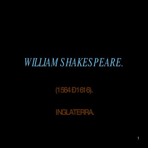 William Shakespeare | PPTX