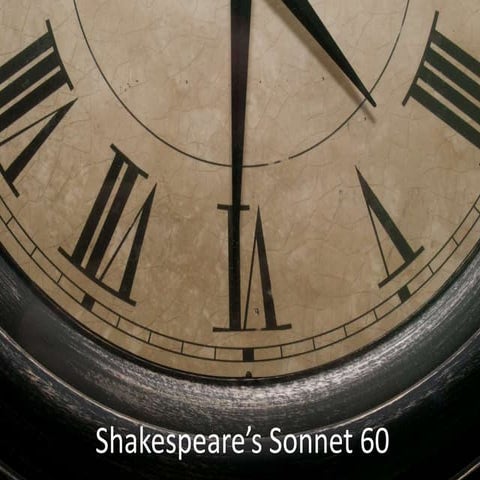 Shakespeare's Sonnet 60 | PPTX