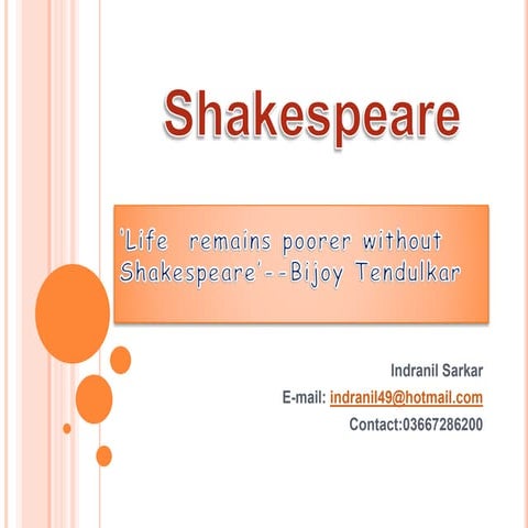 Shakespeare | PPTX