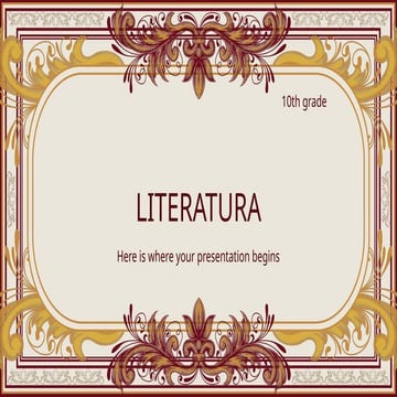 Shakespearean Literature - Language Arts - 10th Grade by Slidesgo.pptx