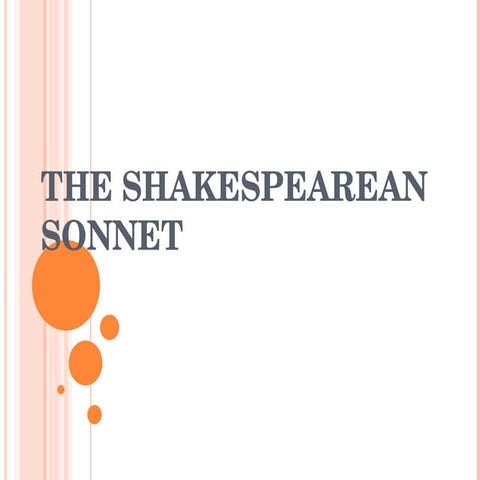 The Sonnet | PPT
