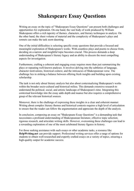 Essay Shakespeare.pdf