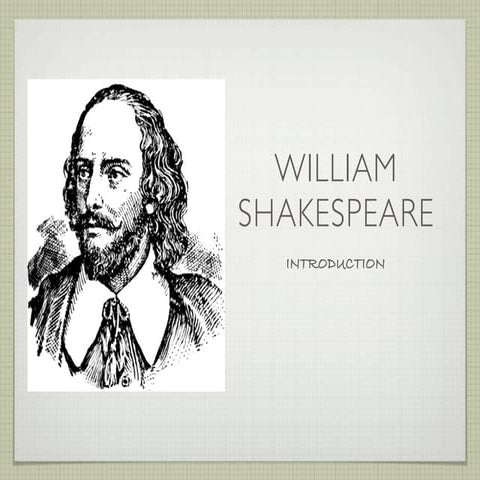 Shakespeare Intro Presentation | ZIP | Drama | Genres