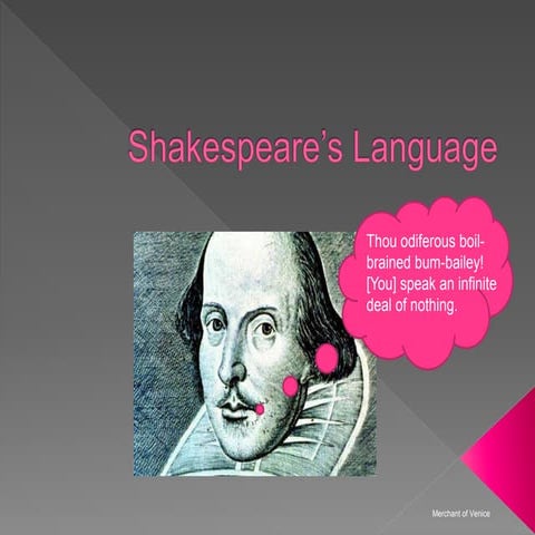 Shakespeare language | PPTX
