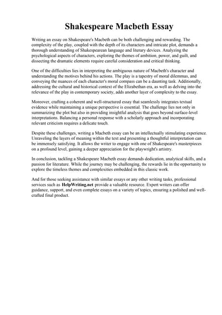 Descriptive Essay Writing Examples | PDF