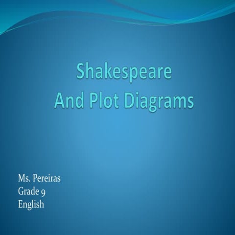 Shakespeare and Plot Diagrams | PPTX
