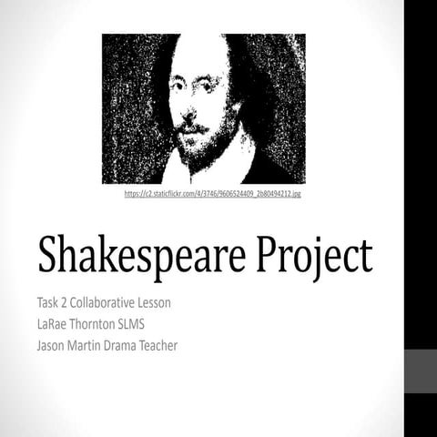 Shakespeare project | PPTX