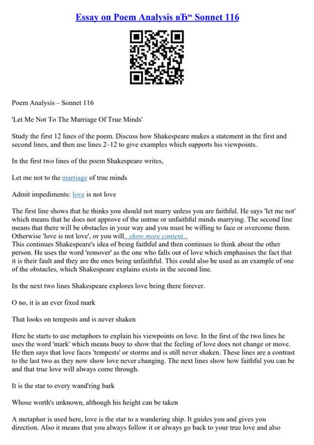Sonnet 116 | PPT