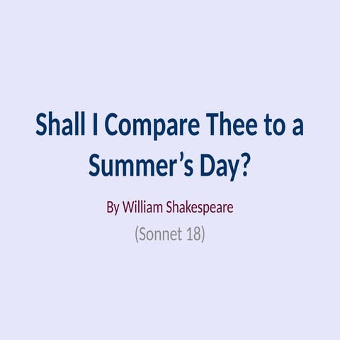 Sonnet 18 Presentation.pptx