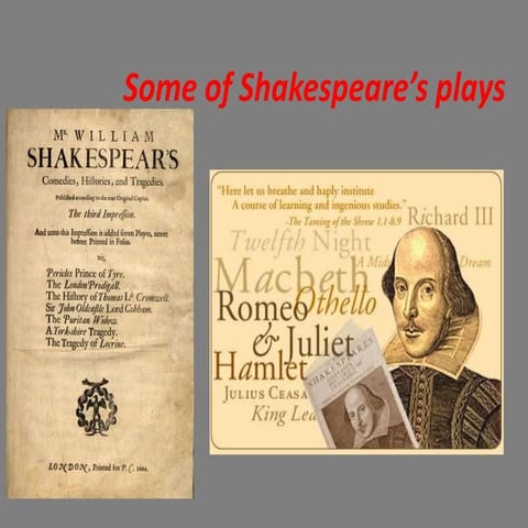 Shakespeare's plays | PPT