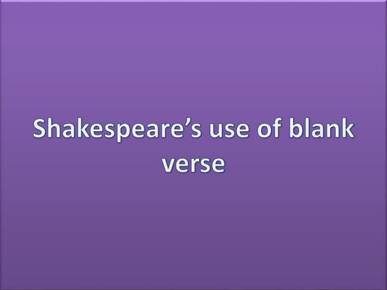 Shakespeare power point | PPT