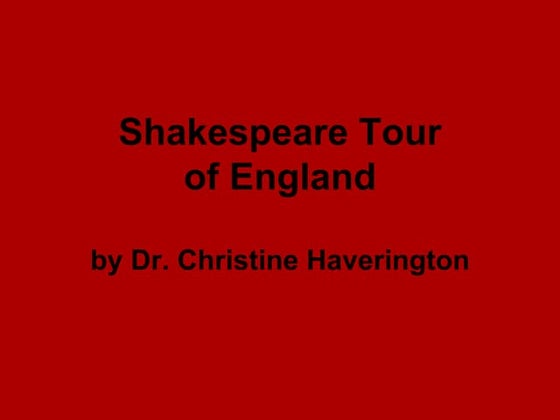 Shakespeare’s Globe Theater | PPT