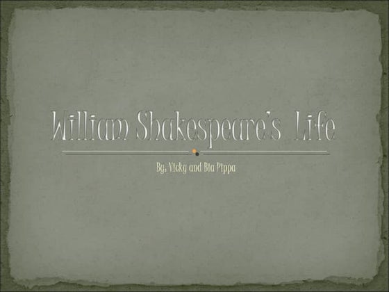 William shakespeare | PPT