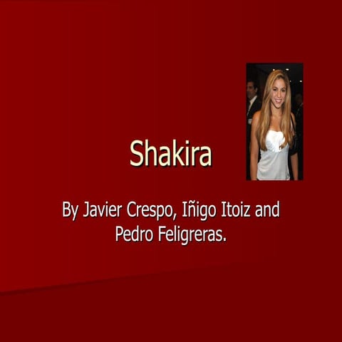 Shakira. | PPT