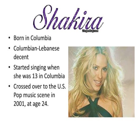 Shakira | PPTX