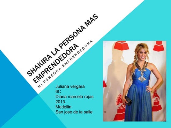 Biografia de shakira | PPT