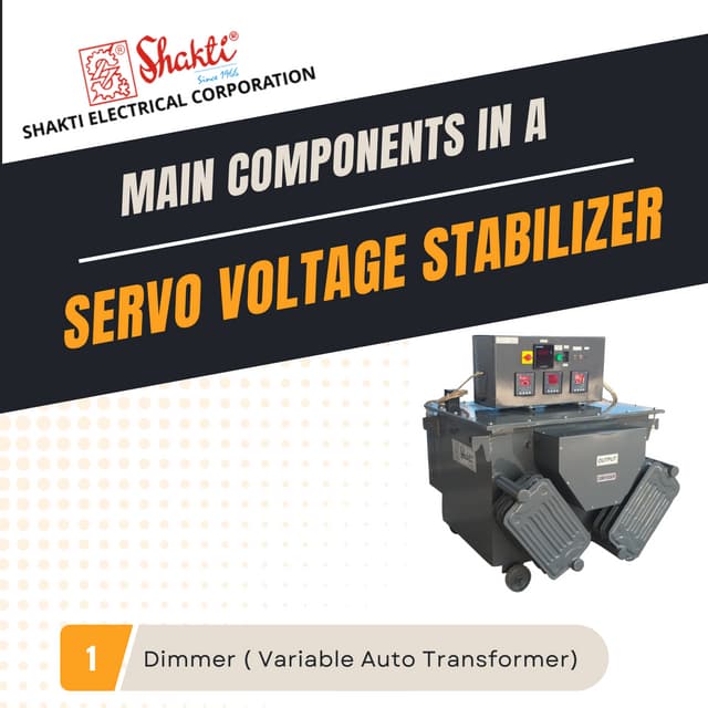 Main Components in a Servo Voltage Stabilizer | PDF